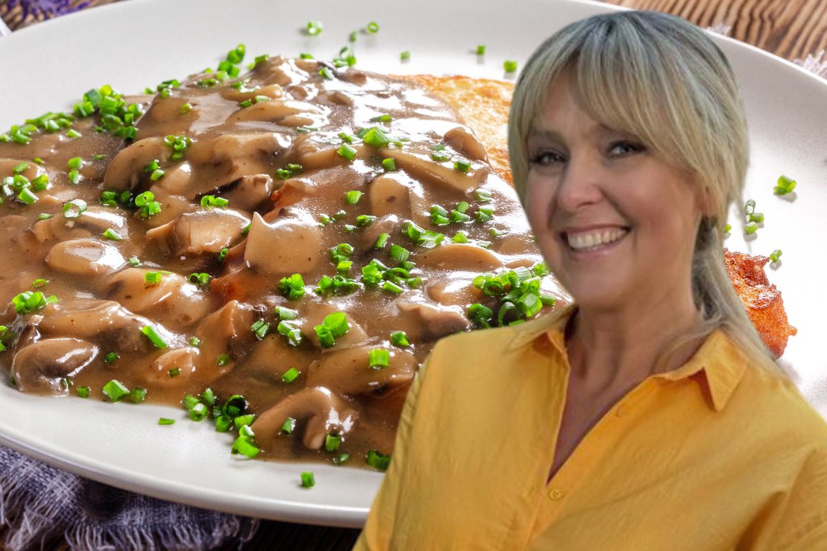 Ewa Wachowicz pokazała, jak smaży bieszczadzkie placuszki. Furorę robi sos