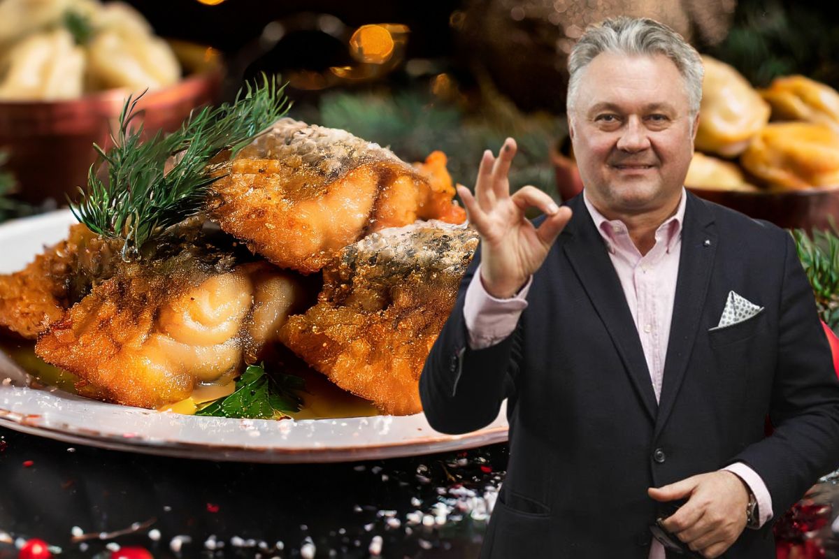 Robert Sowa poleca patent na soczystego karpia. Nie smaży go tuż przed kolacją wigilijną