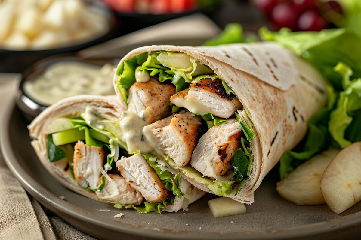 Chicken Caesar wraps: A delicious dinner in minutes