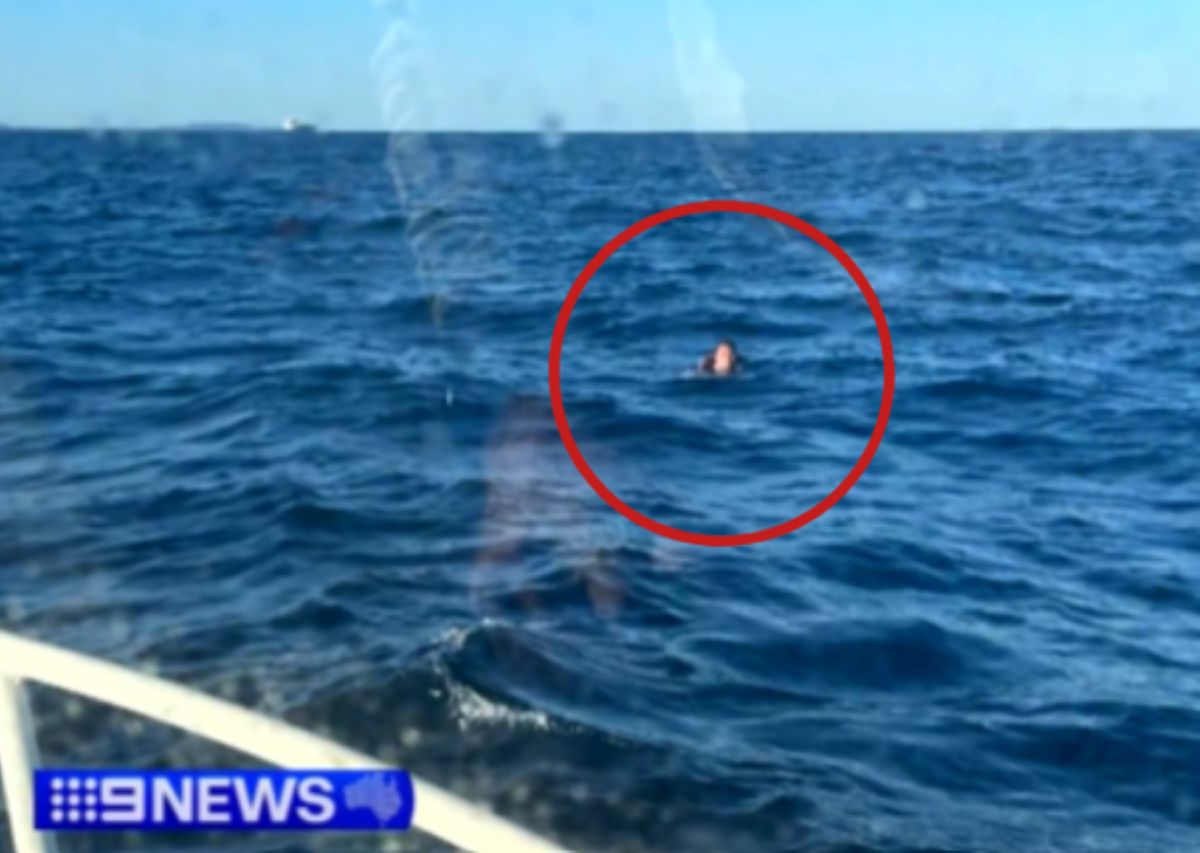 Sailor rescued after 20 hours adrift off Australian coast
