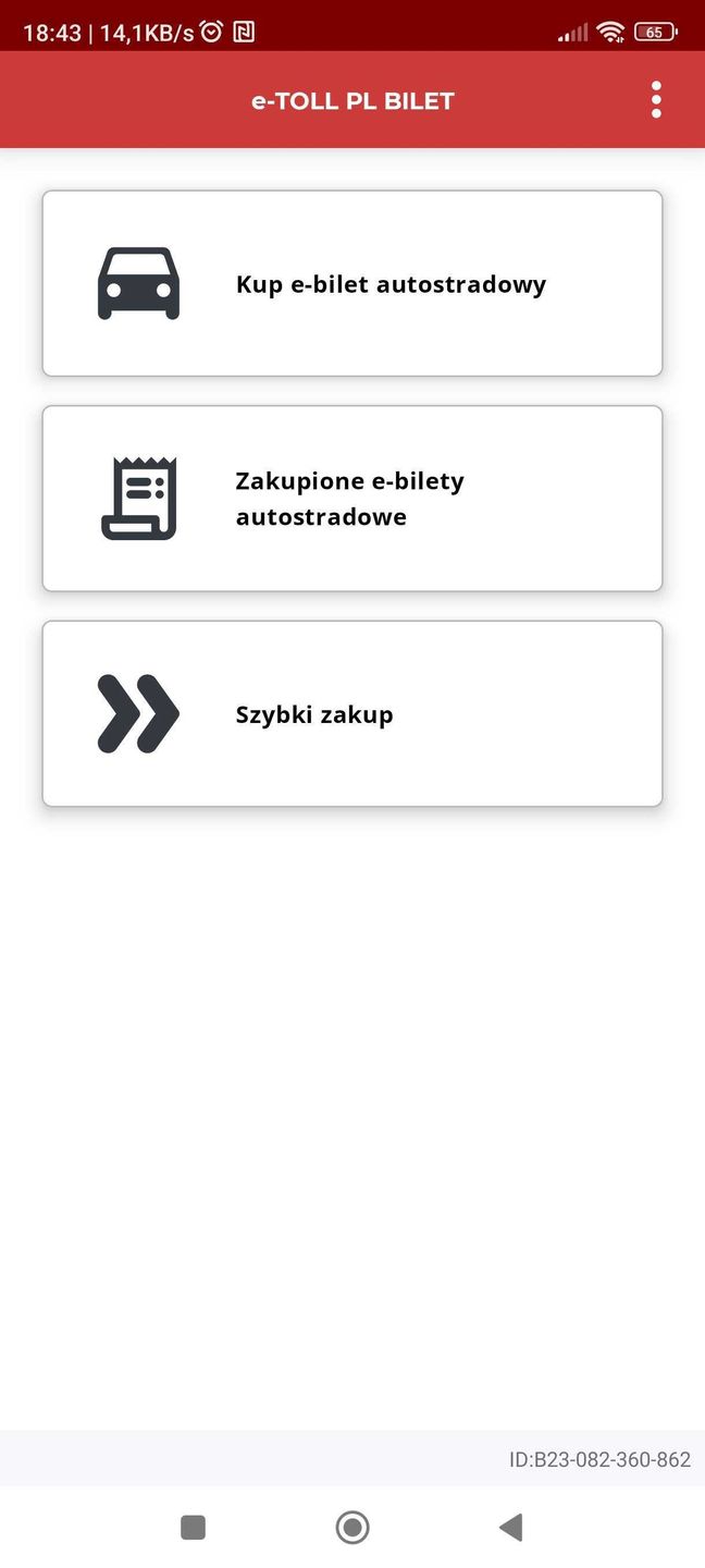 e-TOLL PL BILET 1.7.0 (Android) - dobreprogramy