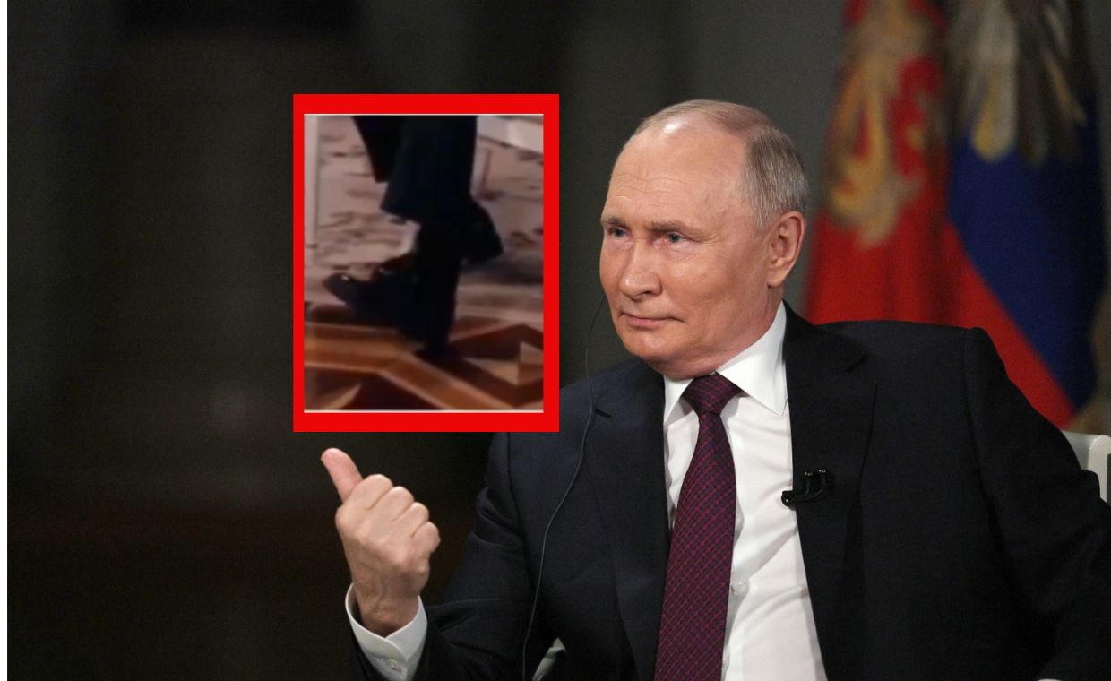 Putin's odd leg movement and reinvention of history in Tucker Carlson ...