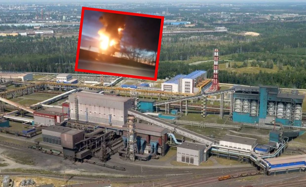 Ukrainian drones hit Russian steel factory and oil depots in a daring ...