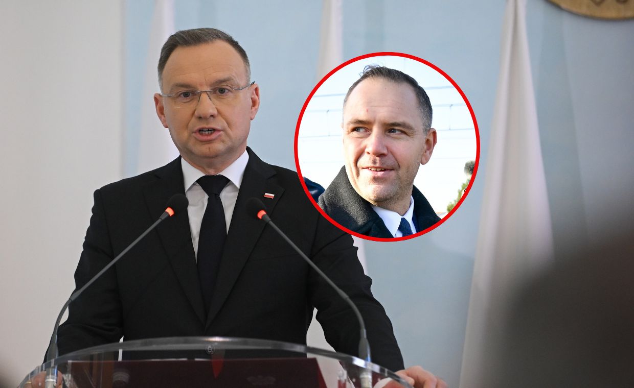 Duda z wpadką ws. kandydata PiS. Nawrocki komentuje