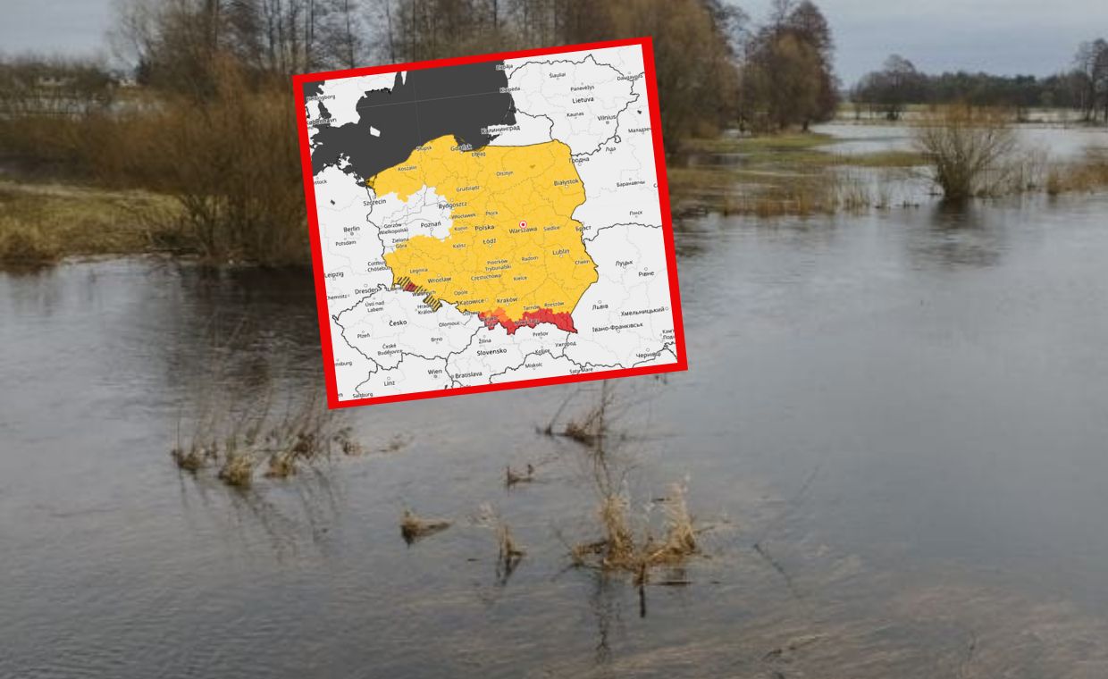 Alerty IMGW objęły już niemal całą Polskę. Stan rzek osiąga krytyczny ...