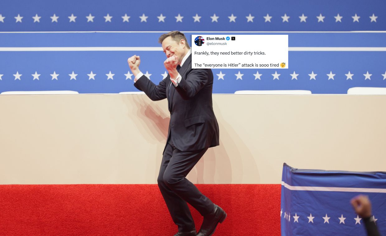 Elon Musk defends controversial gesture amid media backlash Elon Musk defends controversial gesture amid media backlash