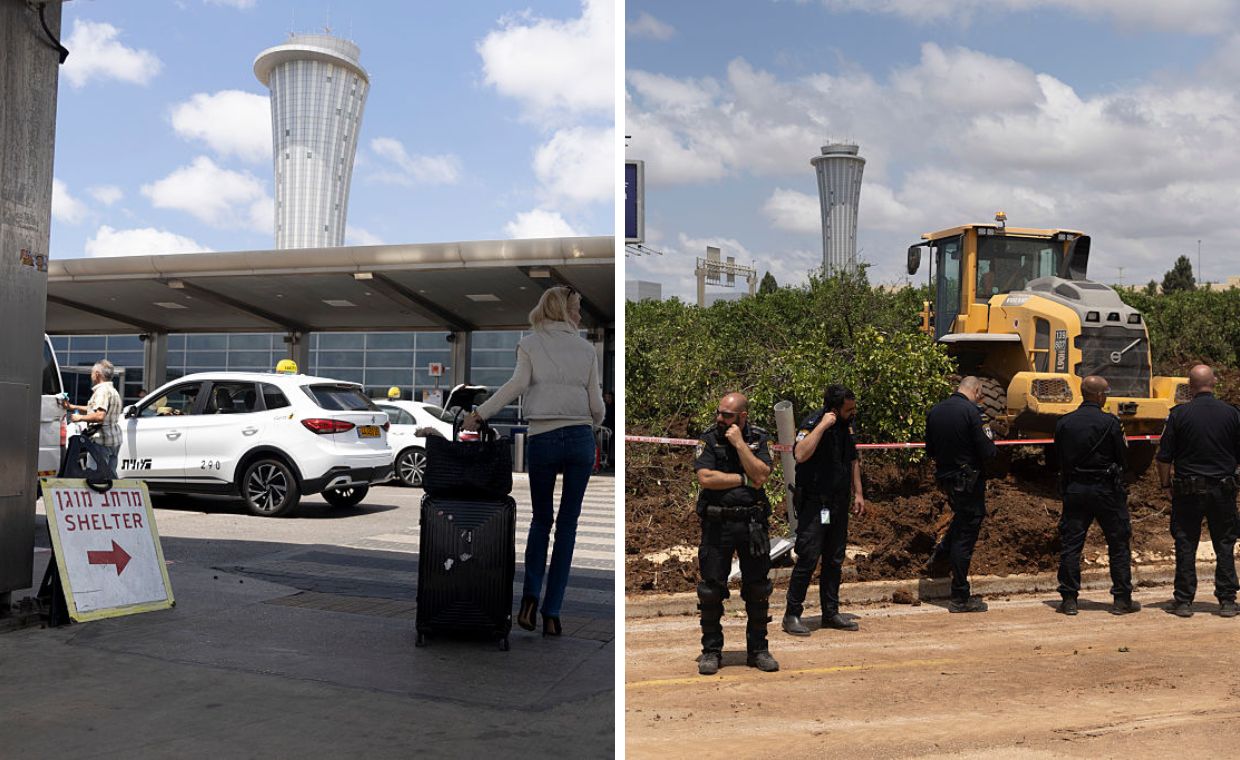 Flights to Tel Aviv halted after Houthi missile strike