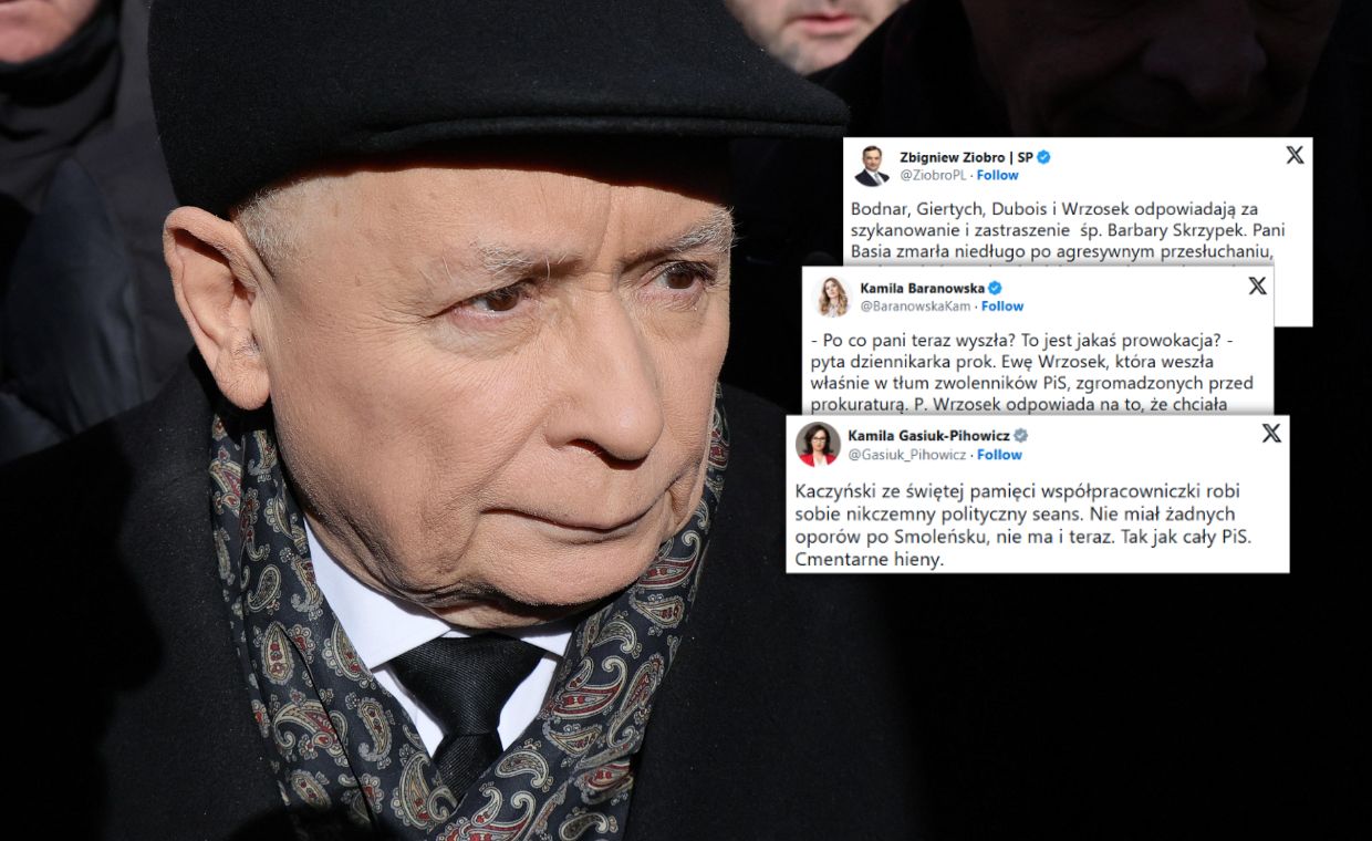 "Cmentarne hieny", "o tu się dzieje?". Lawina komentarzy po manifestacji PiS