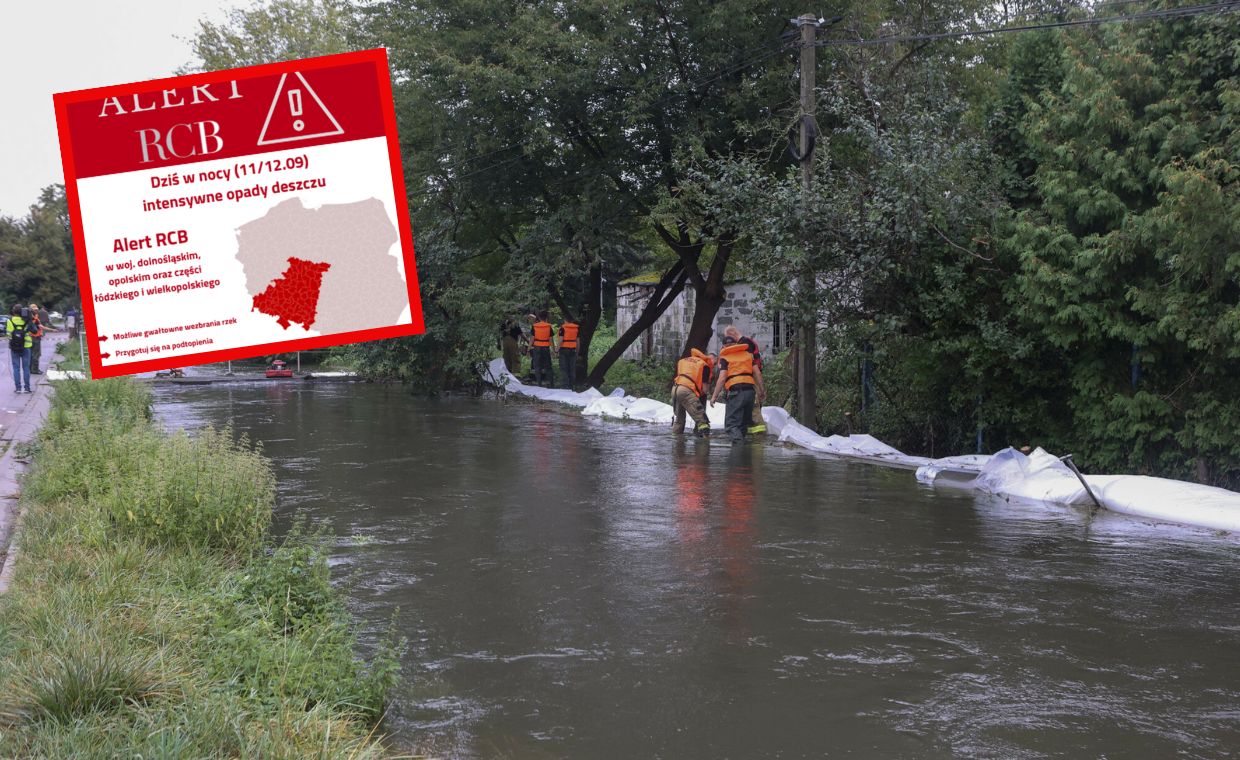 Pilny alert RCB. Wymieniają konkretne regiony