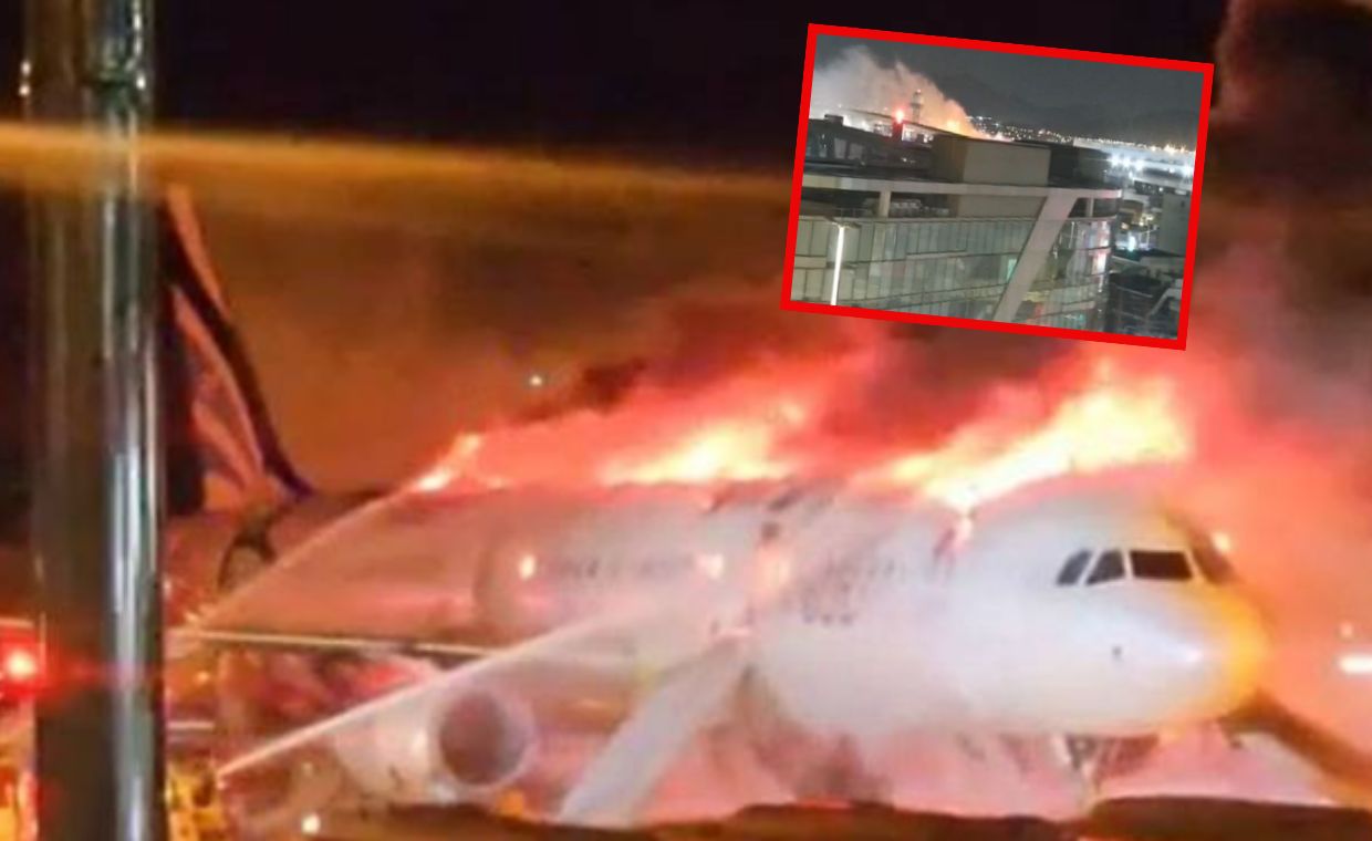 Plane fire in Busan prompts swift evacuation, 3 injured