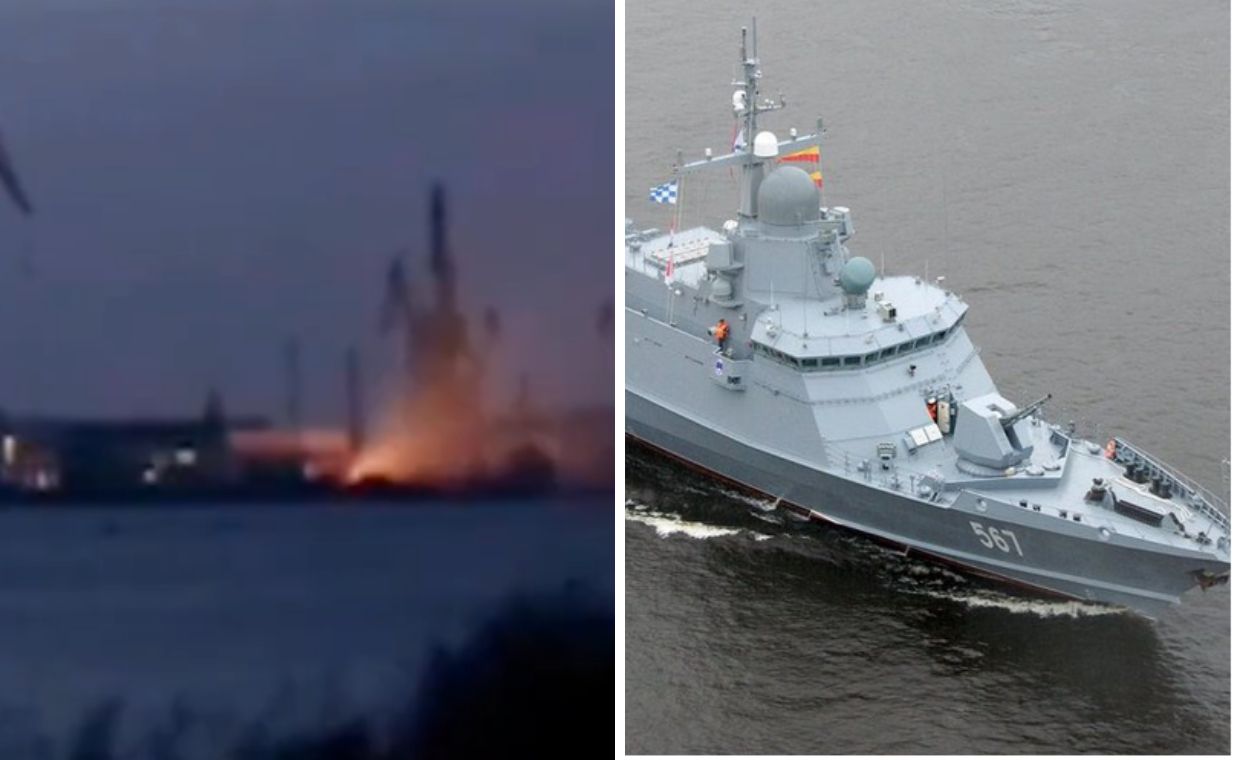 One of the most advanced Russian ships has been sunk