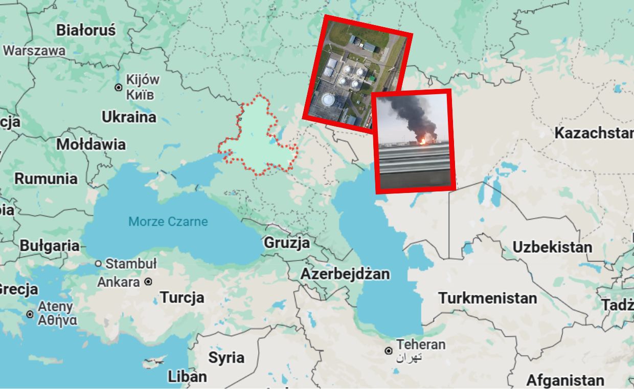 Ukrainian drones ignite fire at Russian oil depot in Rostov