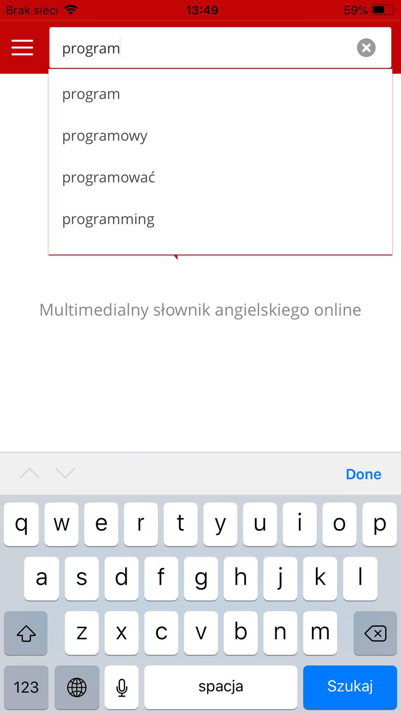 Słownik angielskiego - Diki 5.1.5 (iOS) - dobreprogramy