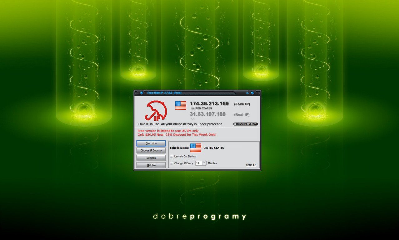 Free Hide IP 4.2.0.6 - dobreprogramy