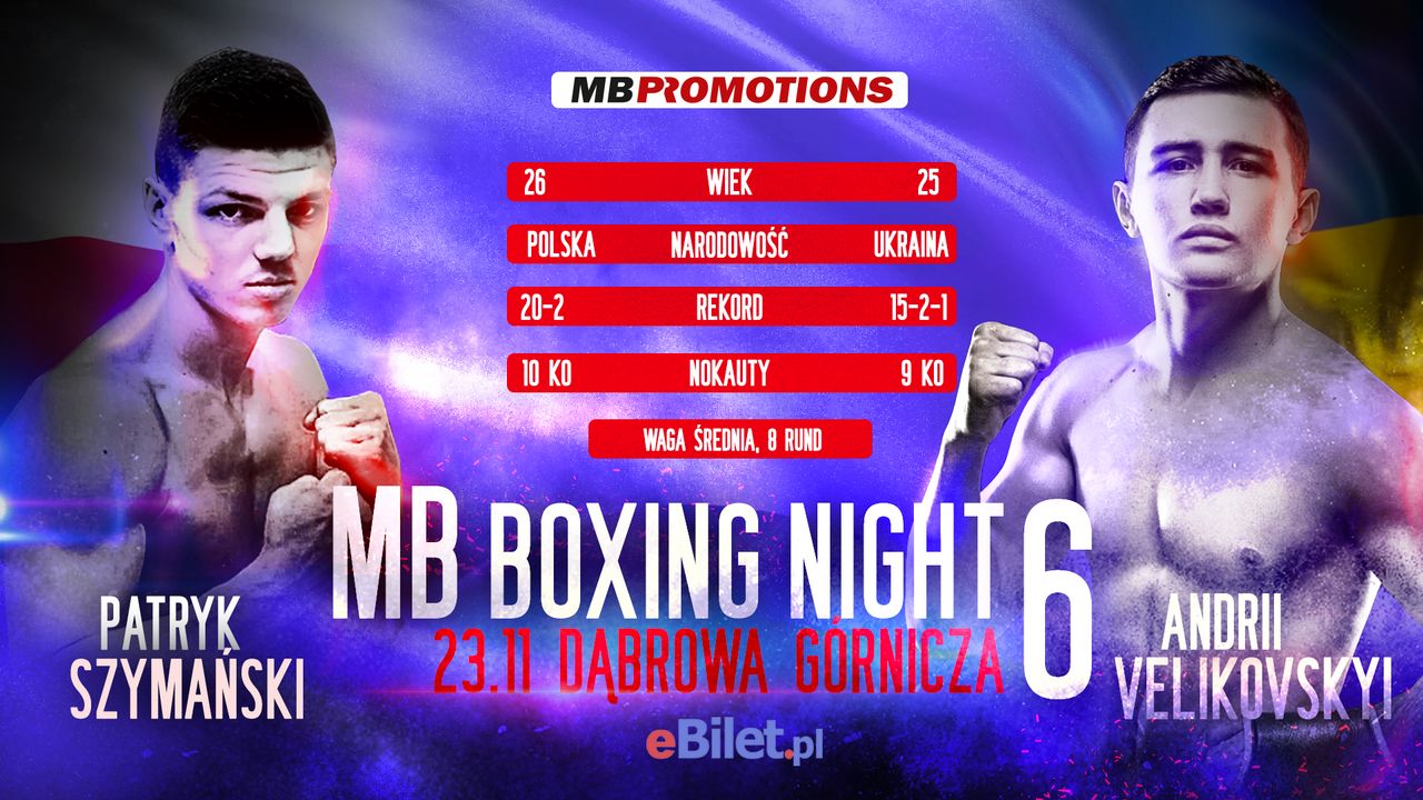 Boks. MB Boxing Night 6. Polsko-ukraińskie starcie młodości! Szymański ...