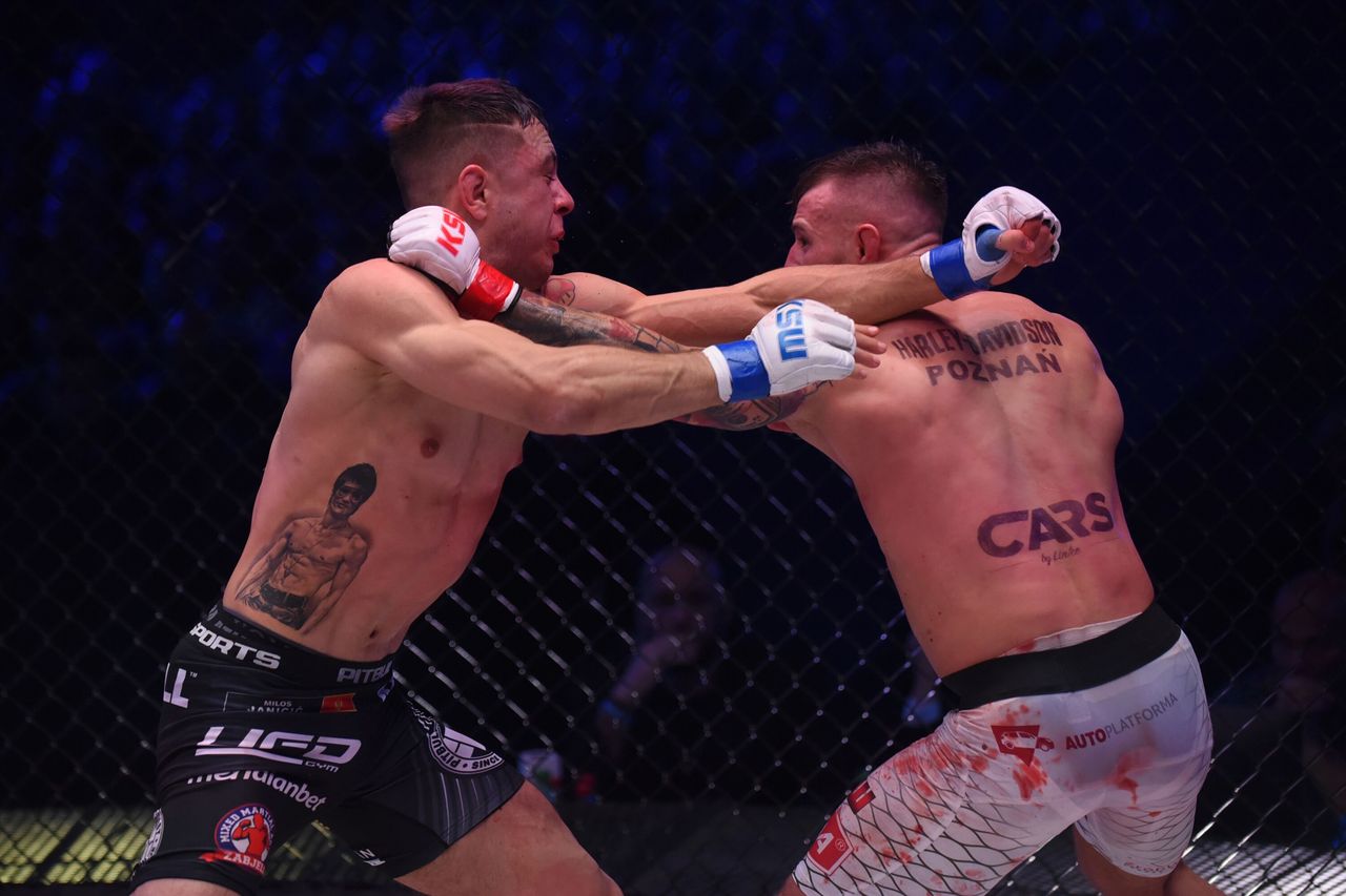 MMA. KSW 51. Roman Szymański - Milos Janicic. Wyczerpująca walka w ...