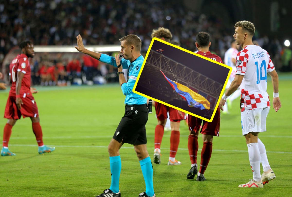 Spojrzał na niebo i musiał przerwać mecz. Skandal z dronem