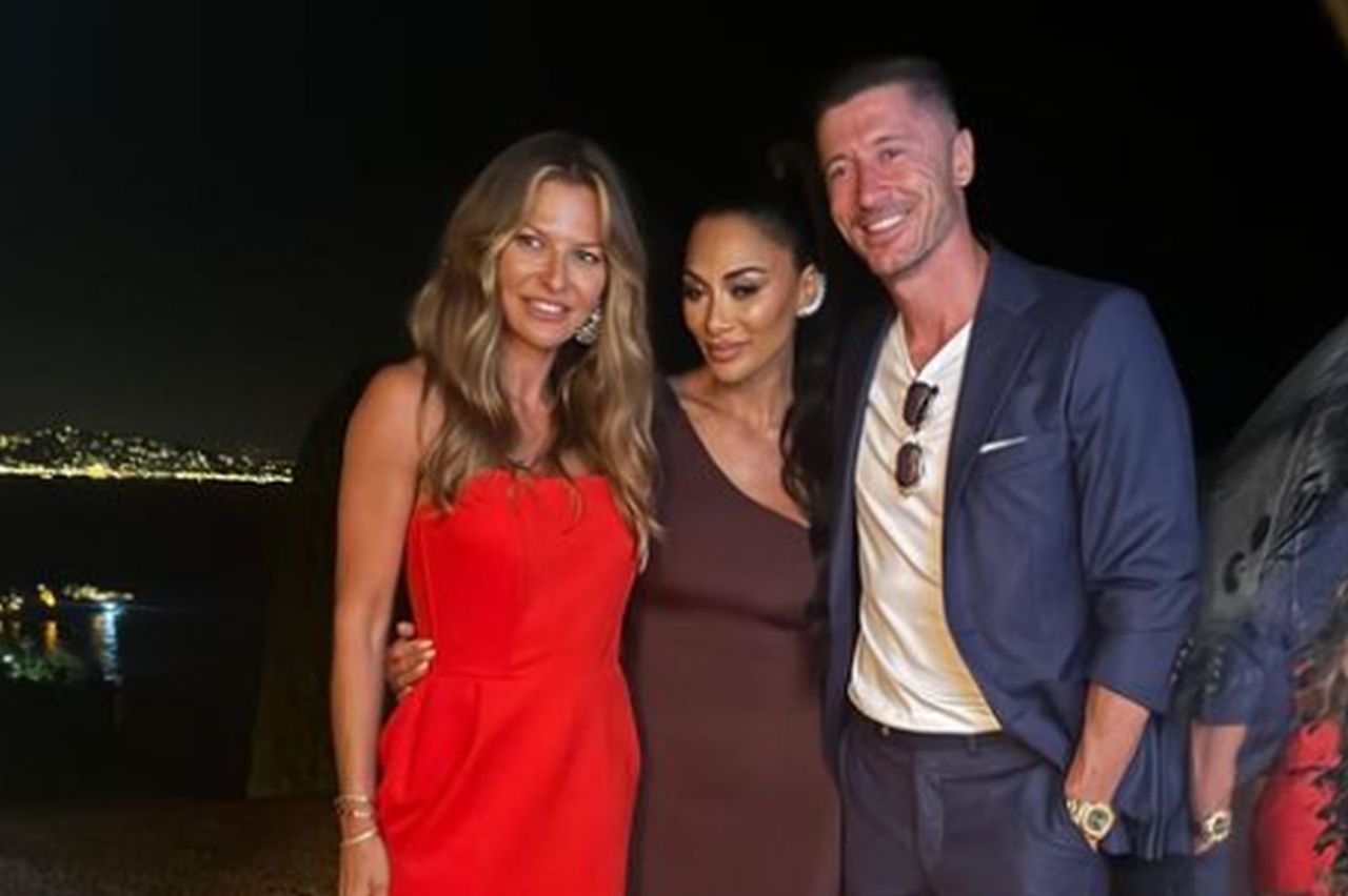 Lewandowscy na imprezie. Spotkali gwiazdę muzyki