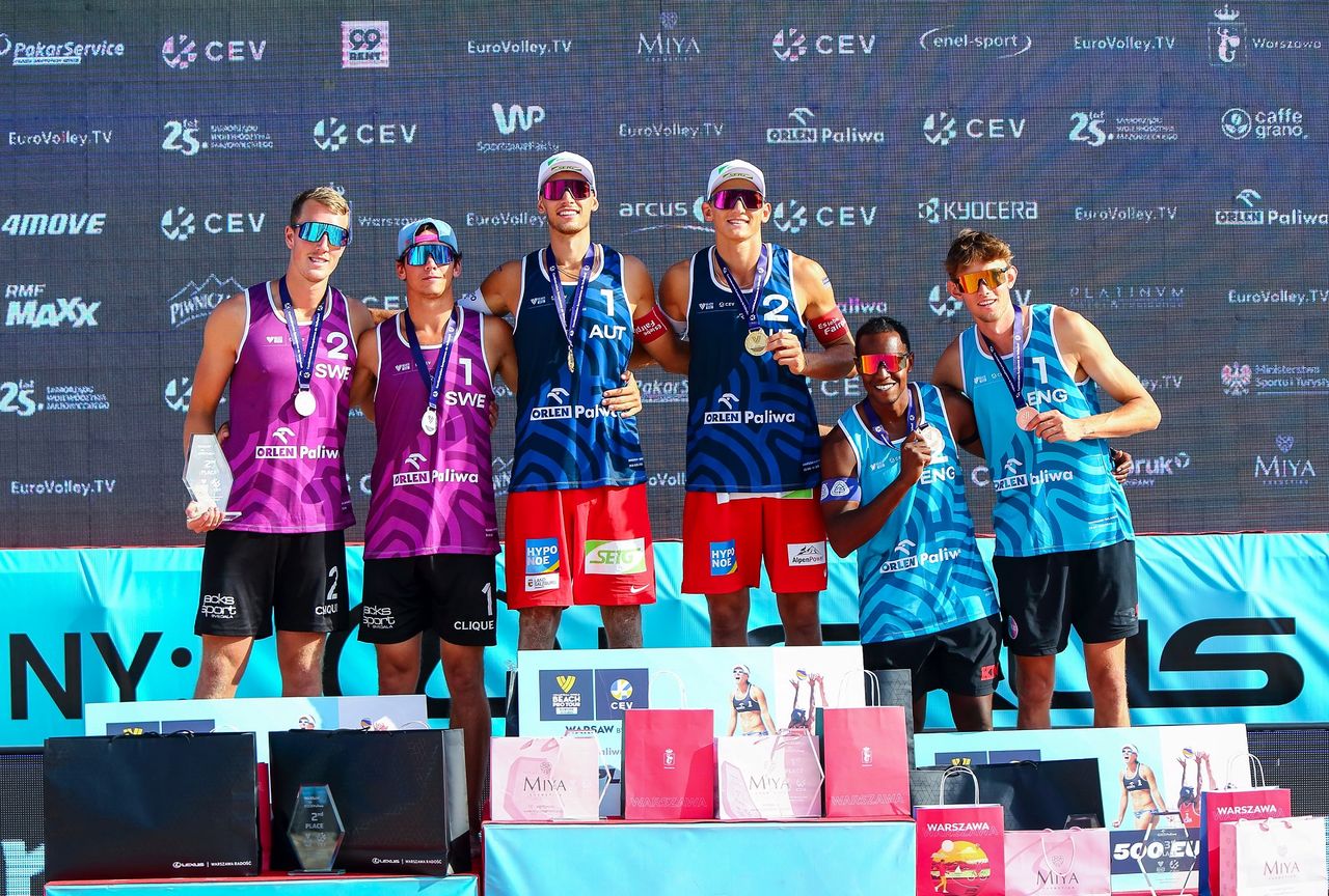 Pogromcy Polaków najlepsi w Beach Pro Tour Futures Warsaw by ORLEN Paliwa