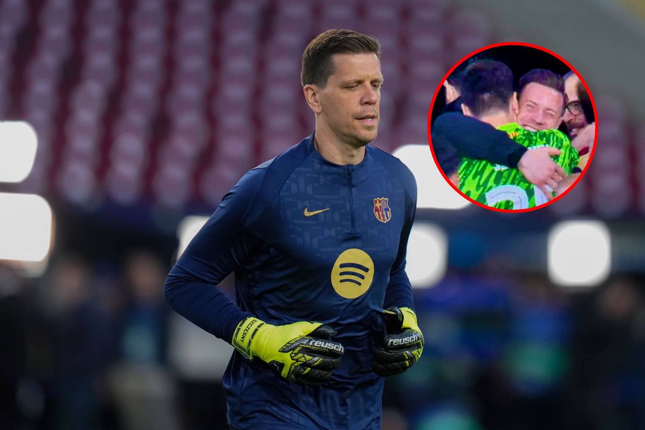 Kamera nagrała Szczęsnego i ter Stegena