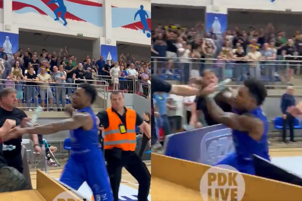 Dantejskie sceny w polskiej lidze! Zawodnik chciał bić się z kibicem