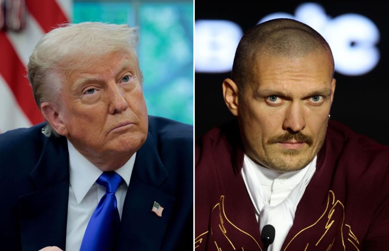 Usyk nagle zwrócił się do Trumpa. "Hej, otwórz oczy"