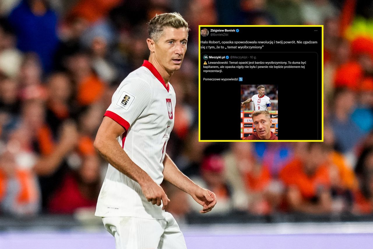 Boniek nie mógł pogodzić się ze słowami Lewandowskiego. "Halo Robert"