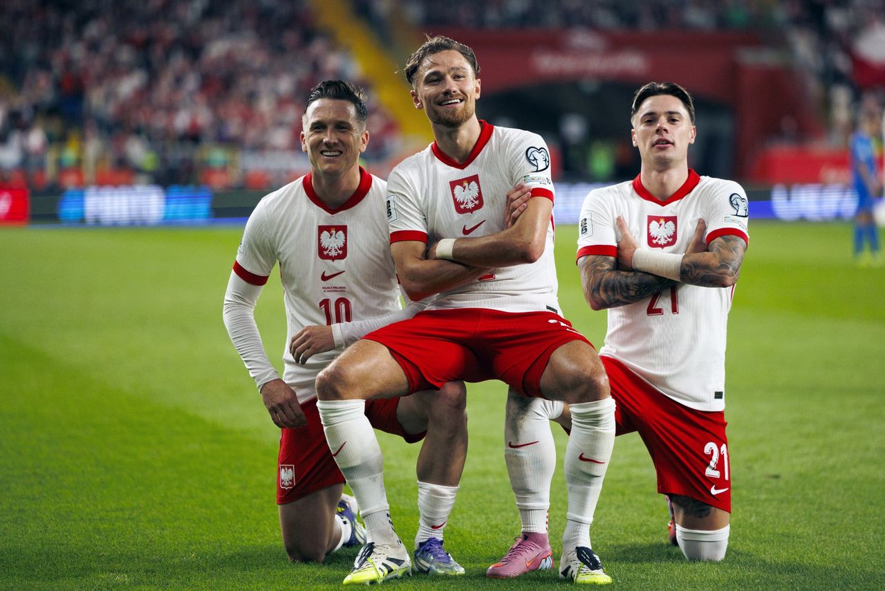 Oto cieszynka po golu Casha. Zieliński wszystko wyjaśnił