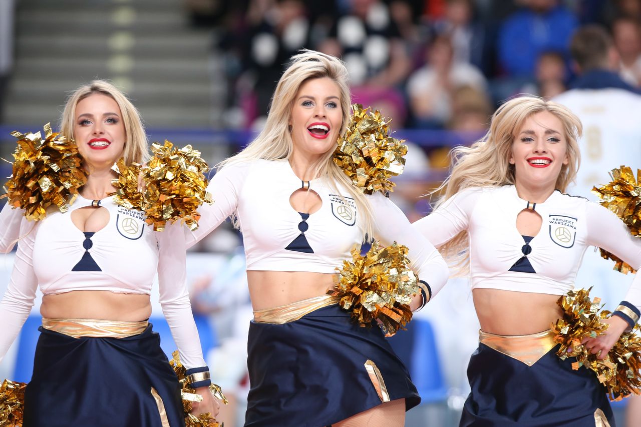 Cheer Angels na meczu PlusLigi w Warszawie (galeria)