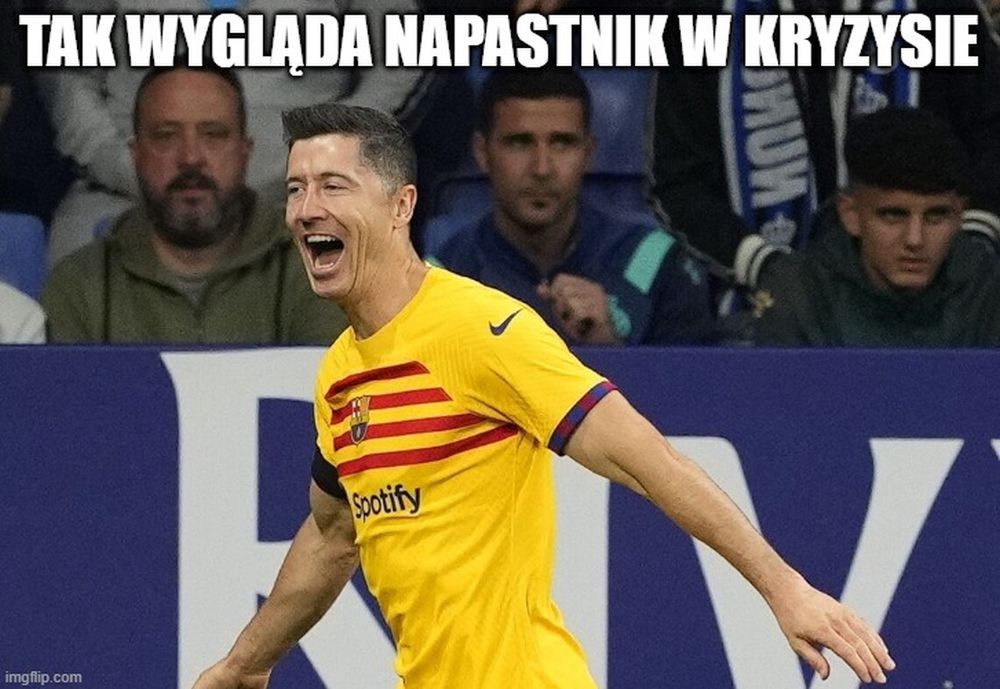 "Lewandowski się skończył". Zobacz memy po meczu Barcelony
