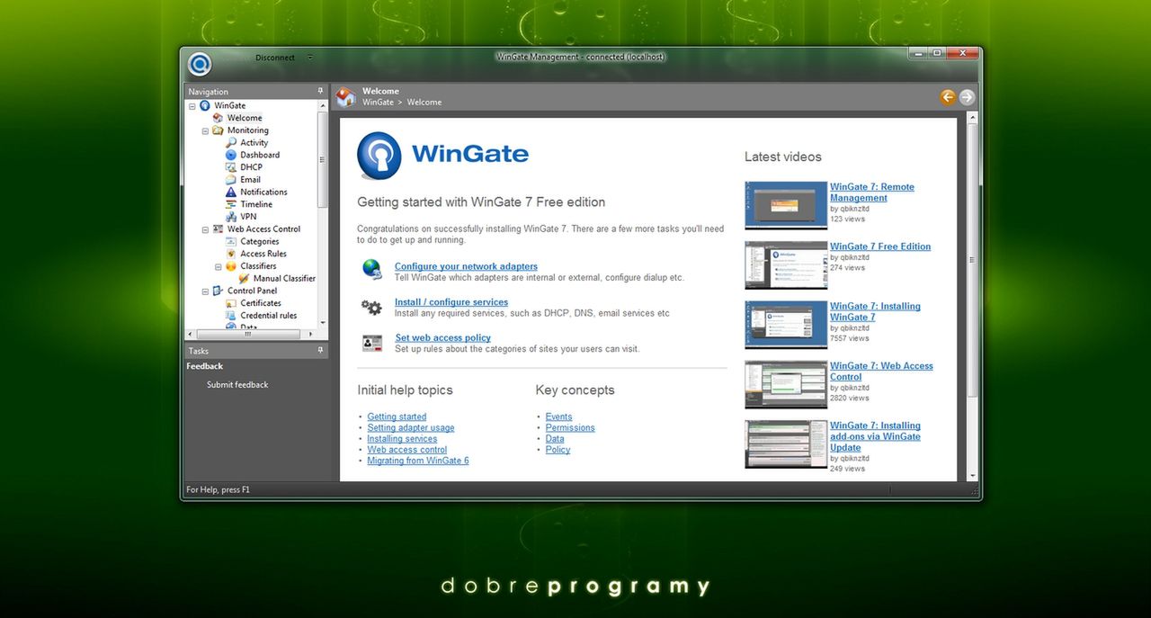 WinGate 9.4.5 - dobreprogramy