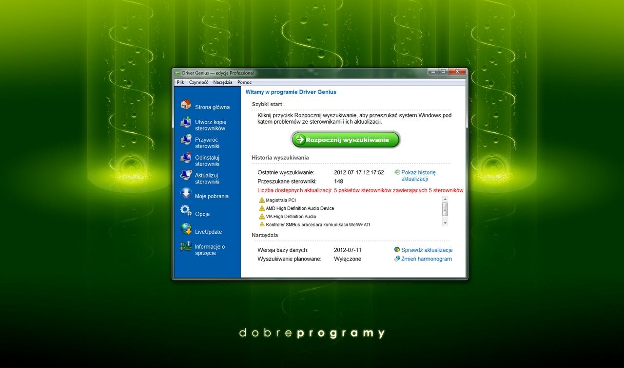 Driver Genius Professional 25.0.0.119 - dobreprogramy