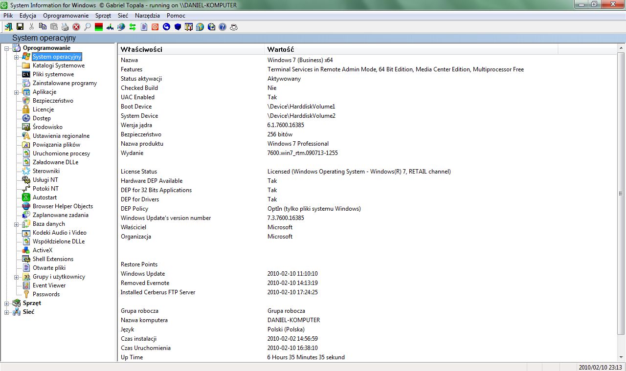 System Info for Windows (SIW) 2013 4.4.0514 - dobreprogramy
