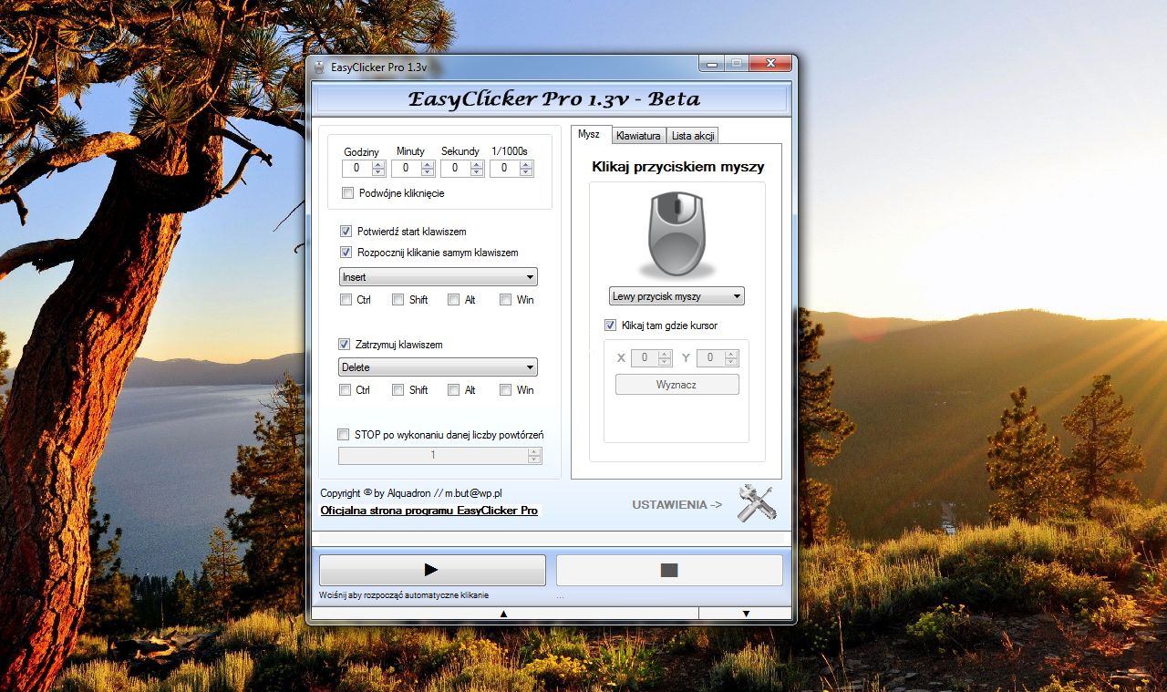 EasyClicker Pro 1.3 Beta - dobreprogramy