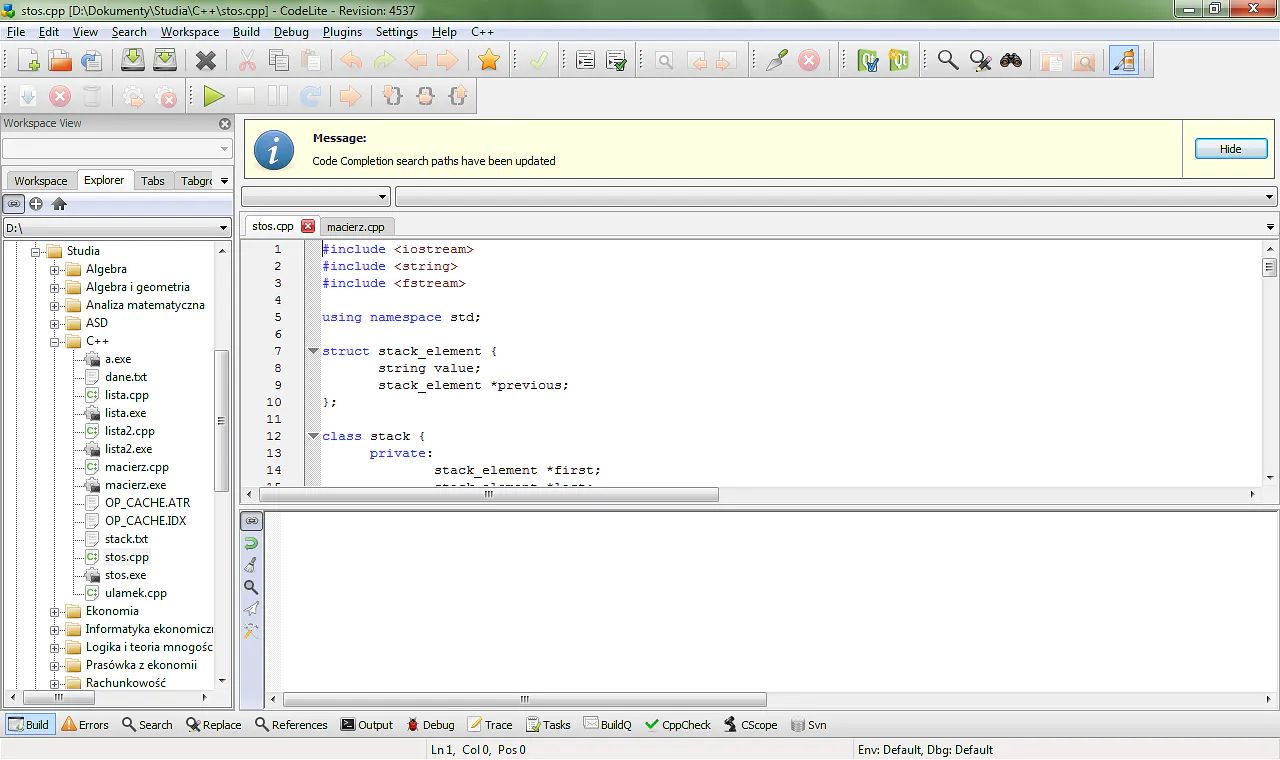 CodeLite 16.2 (macOS) - dobreprogramy