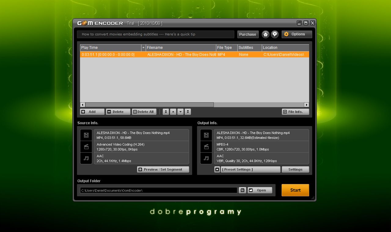 GOM Video Converter 2.0.1.2 - dobreprogramy
