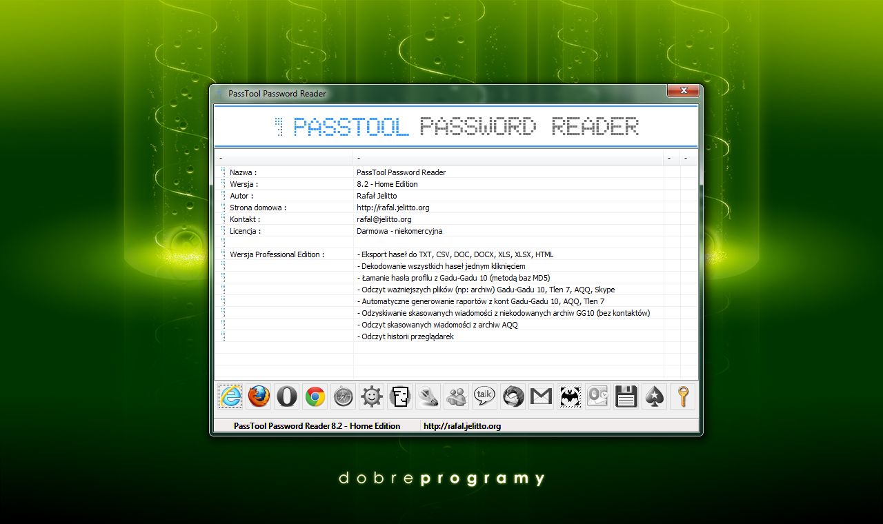 PassTool Password Reader 10.0 - dobreprogramy