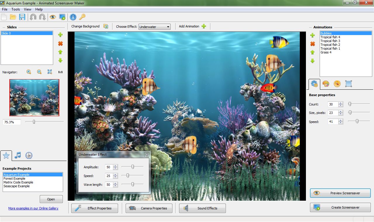 Animated Screensaver Maker 4.5.39 - dobreprogramy