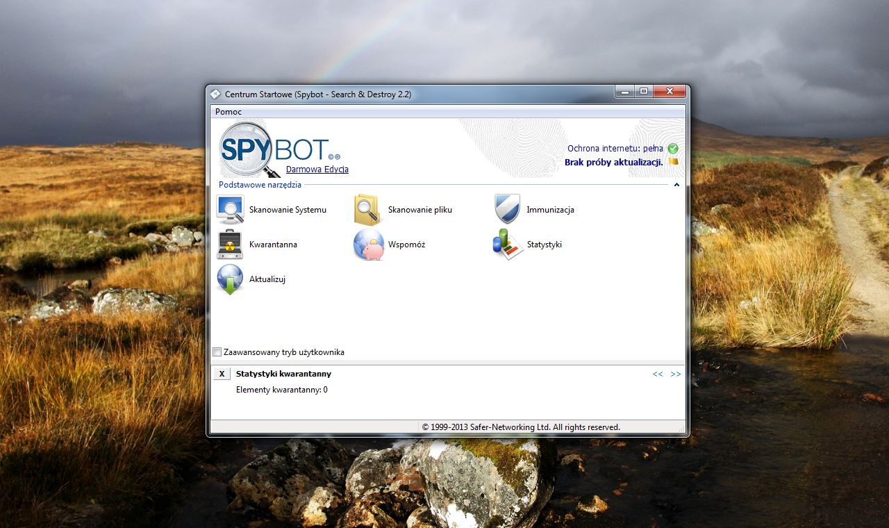 Spybot Search & Destroy 2.9.85.5 - dobreprogramy