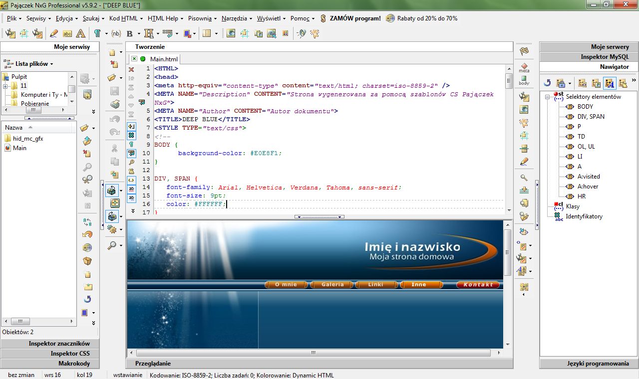 Pajączek NxG Professional 5.9.9 - dobreprogramy