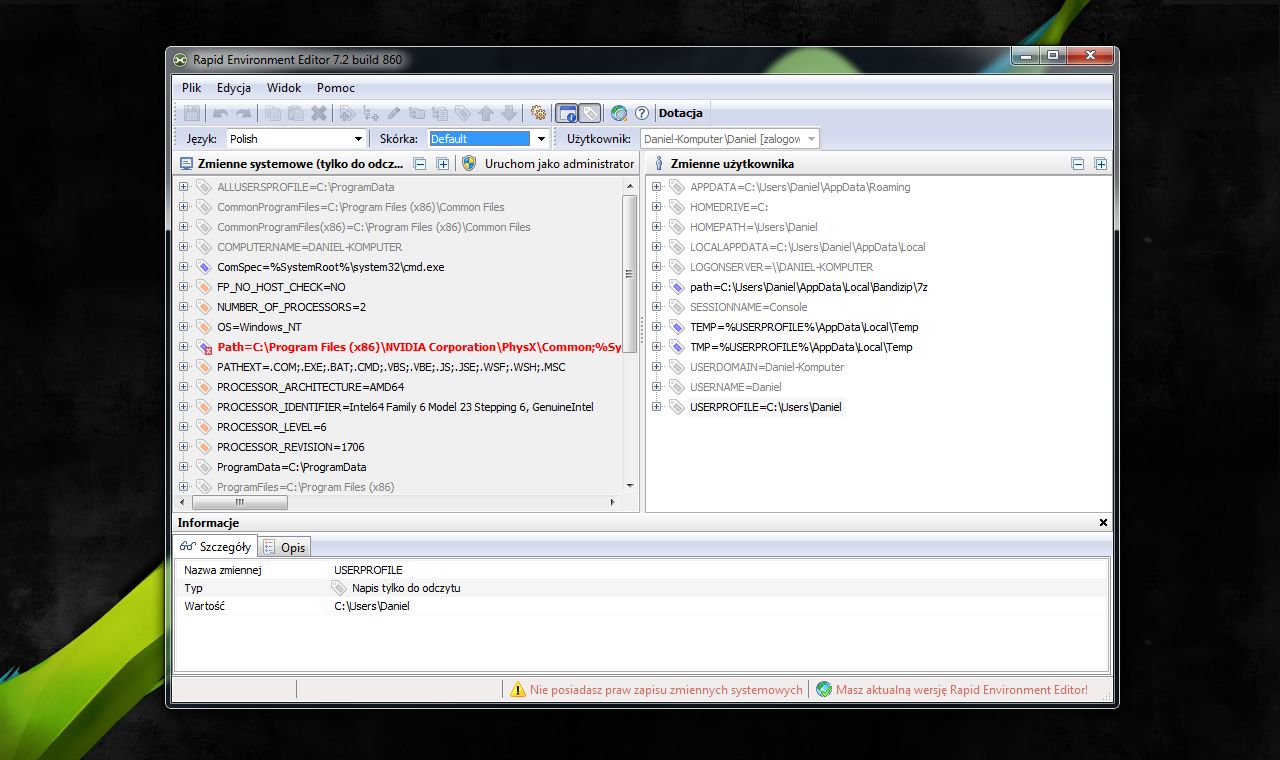 Rapid Environment Editor 9.1 build 937 - dobreprogramy