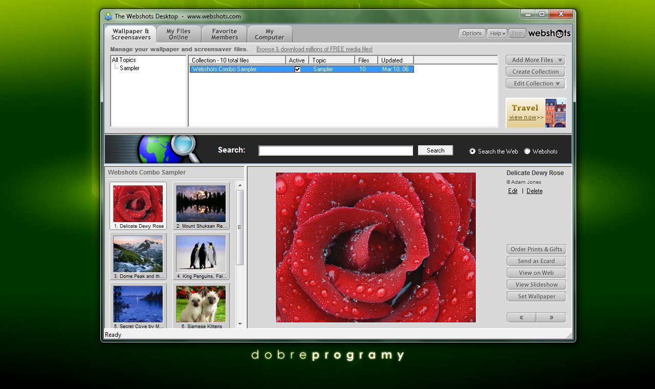 Webshots Desktop 3.1.5.7619 - dobreprogramy