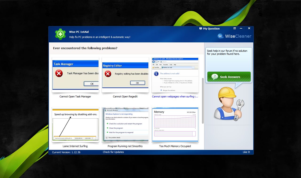 Wise PC 1stAid 1.48 - dobreprogramy