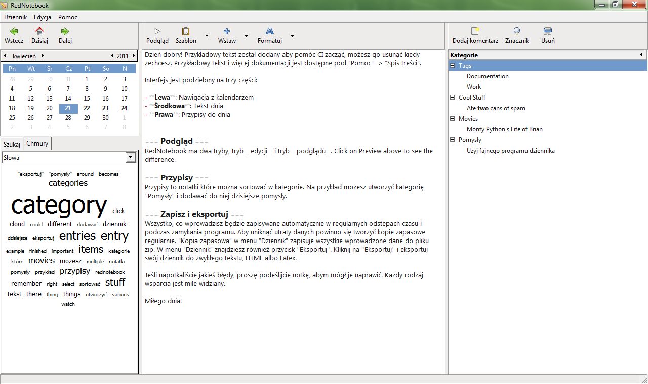 RedNotebook 2.36 - dobreprogramy