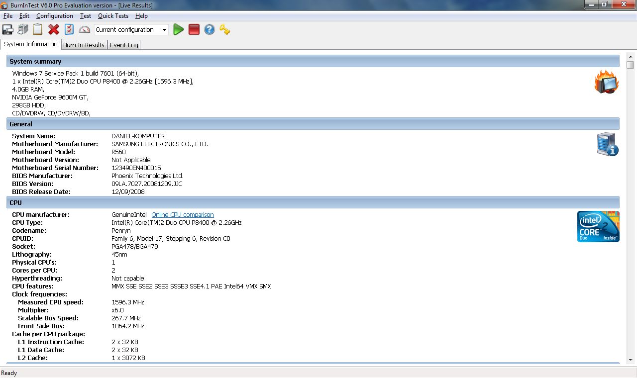 PassMark BurnInTest Pro 11.0 Build 1012 - dobreprogramy