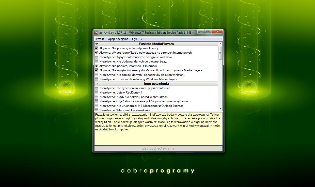 xp-AntiSpy 3.98-2 - dobreprogramy