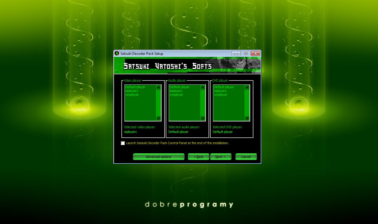 Satsuki Decoder Pack 5.4.2 - dobreprogramy