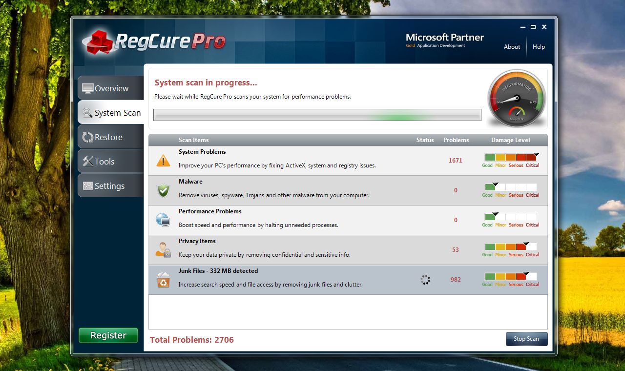 RegCure Pro 3.2.8 - dobreprogramy