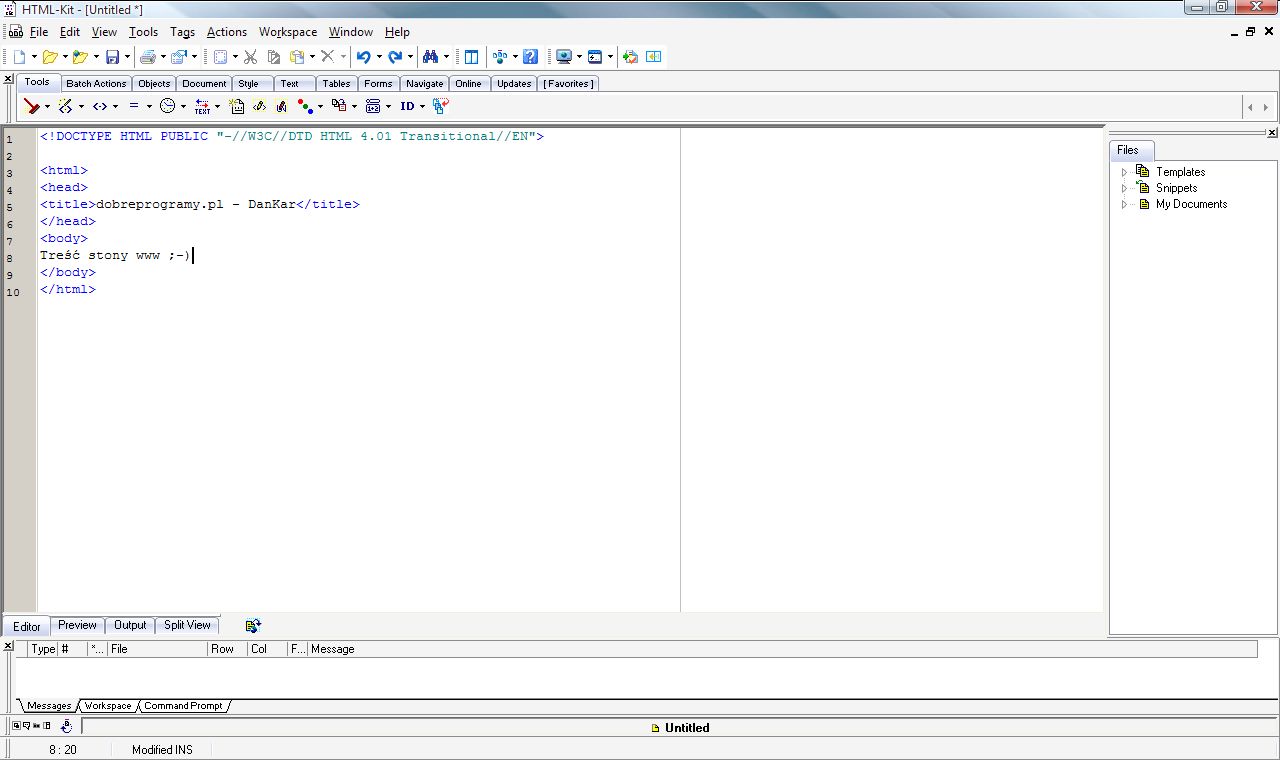 HTML-Kit Build 292 - dobreprogramy