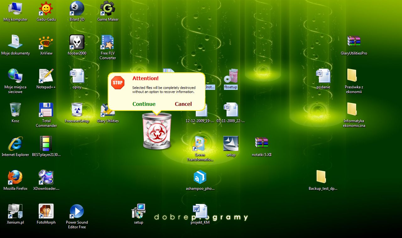 Freeraser 1.0.0.23 - dobreprogramy